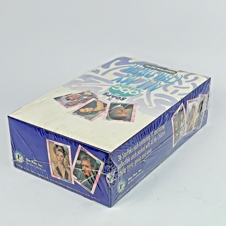 1991 The Soaps of ABC - All My Children Trading Cards - Sealed Box | eBay