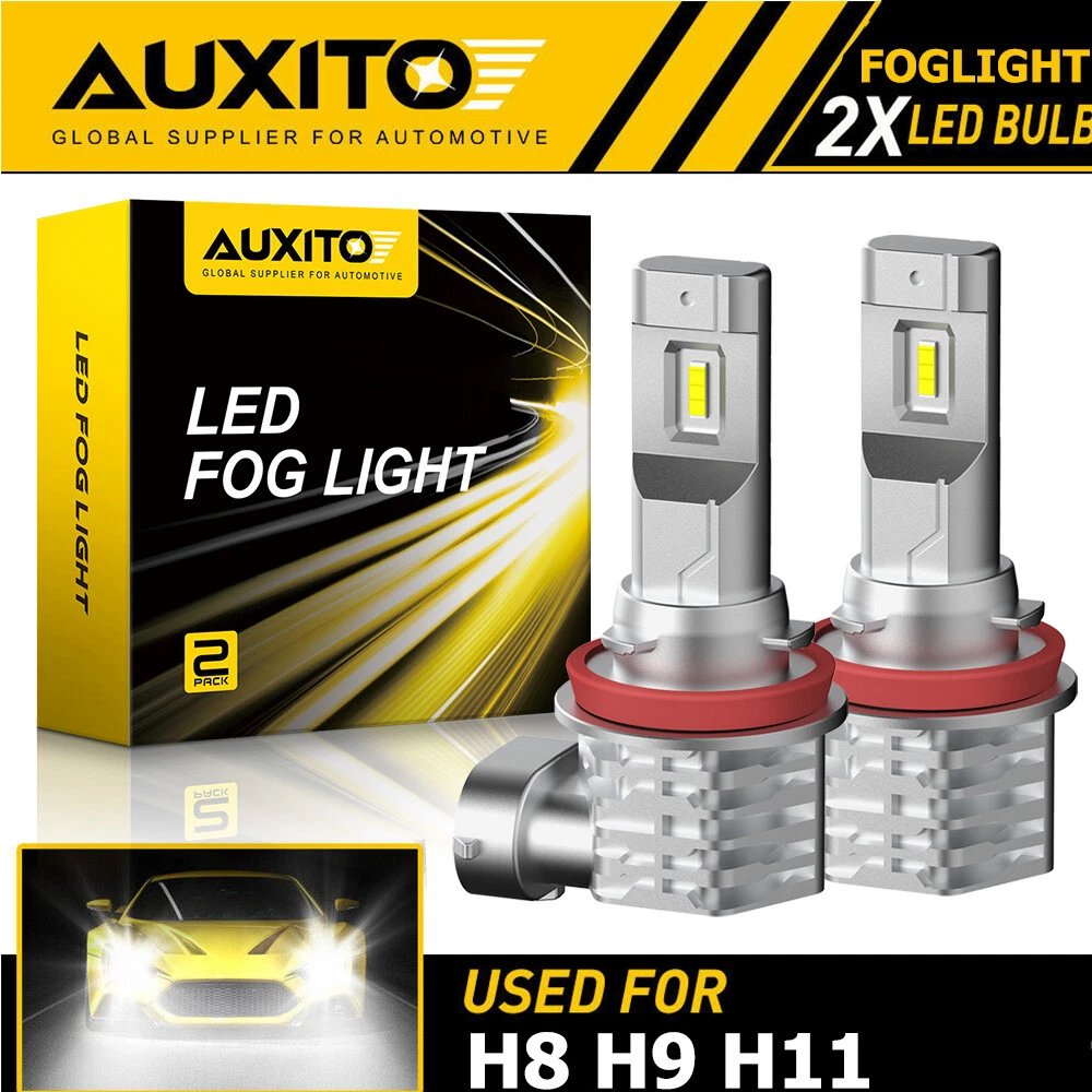 2pcs 60W Three Color H11 Led Fog Light Super Bright 10000LM, 56% OFF