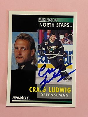 Craig Ludwig 1991-92 Pinnacle IP Auto Autograph | eBay