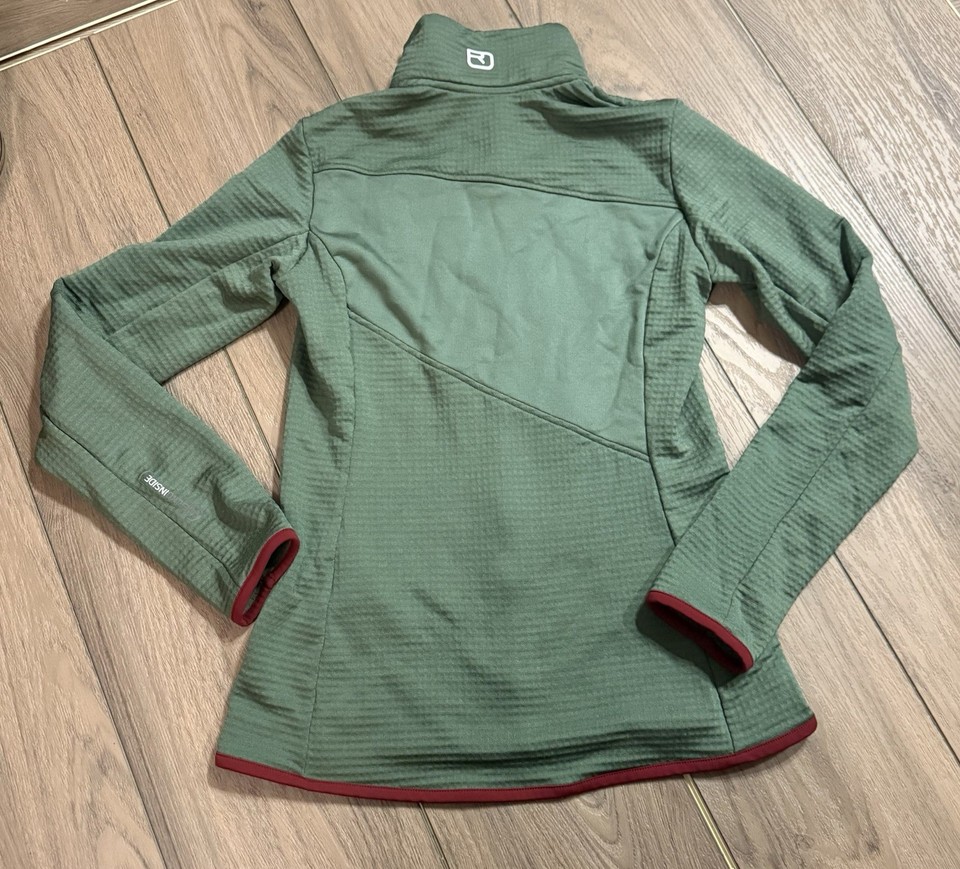 Ortovox Mountain Hiking Outdoor Merino Wool Inside Thermo Fleece Jacket ...
