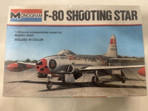 Monogram F-80 Shooting Star Model Kit 5404 Vintage - 1:48 - FACTORY ...