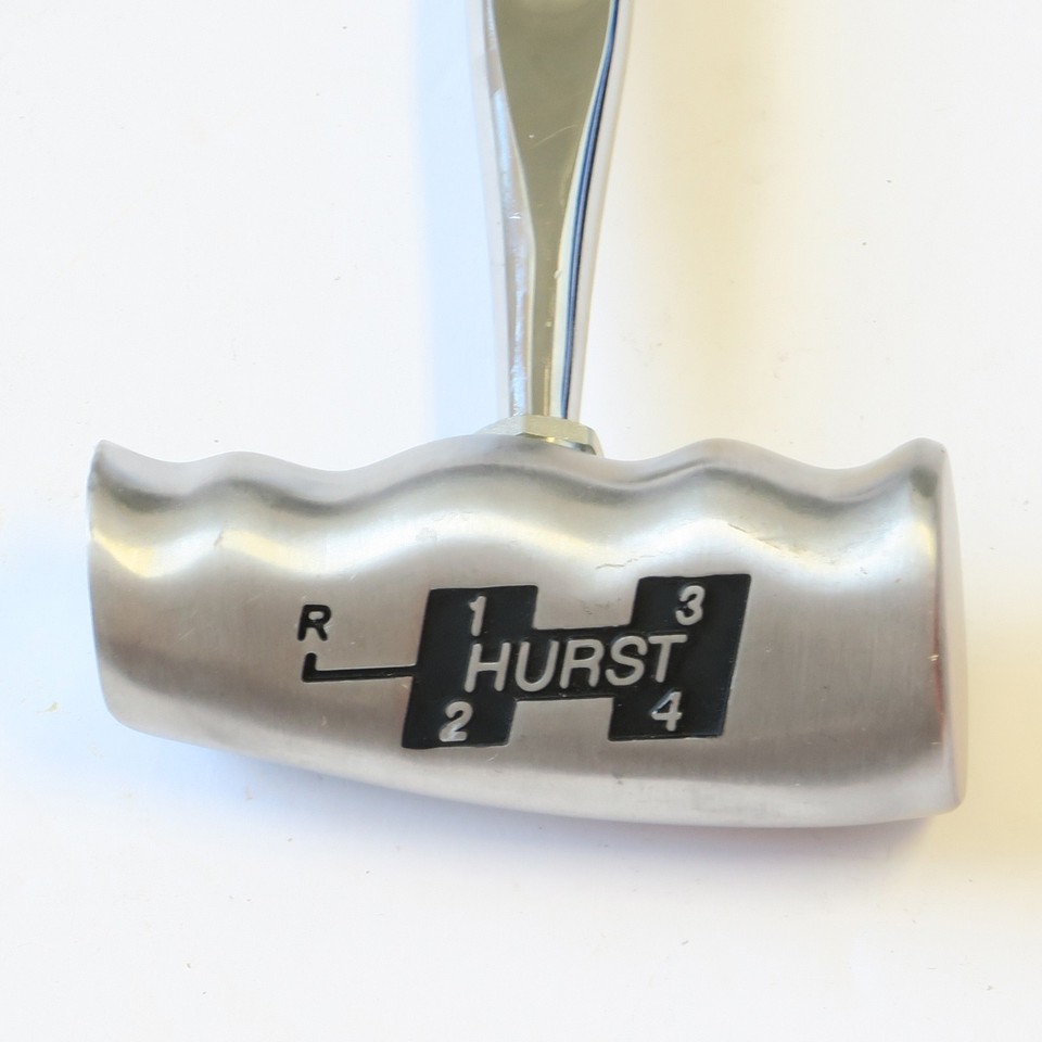HURST 7 1/2" Straight Chrome Steel Stick 7238 with Aluminum HURST T ...