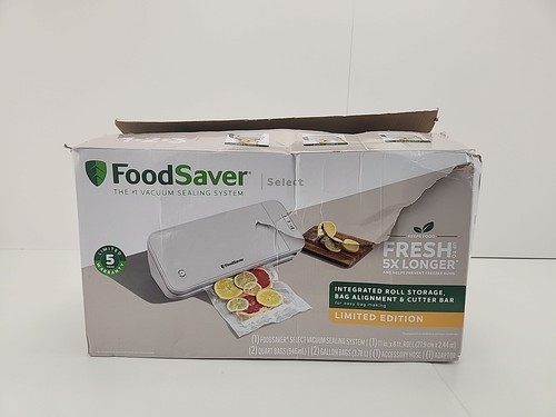 FoodSaver Select Vacuum Sealer Oatmilk Bags Roll VS2120 6.9 lbs 17.9 ...