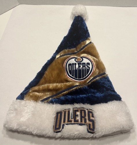Forever Collectibles NHL Edmonton Oilers Holiday Santa Hat | eBay