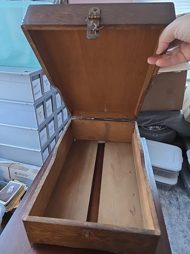 Wooden Hinged Box For Stereoviews Stereoscope Stereoviewer C1880 | eBay