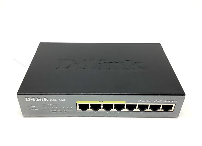 D-Link DGS-1008P 8-Port Gigabit Ethernet POE Switch 790069344152| eBay