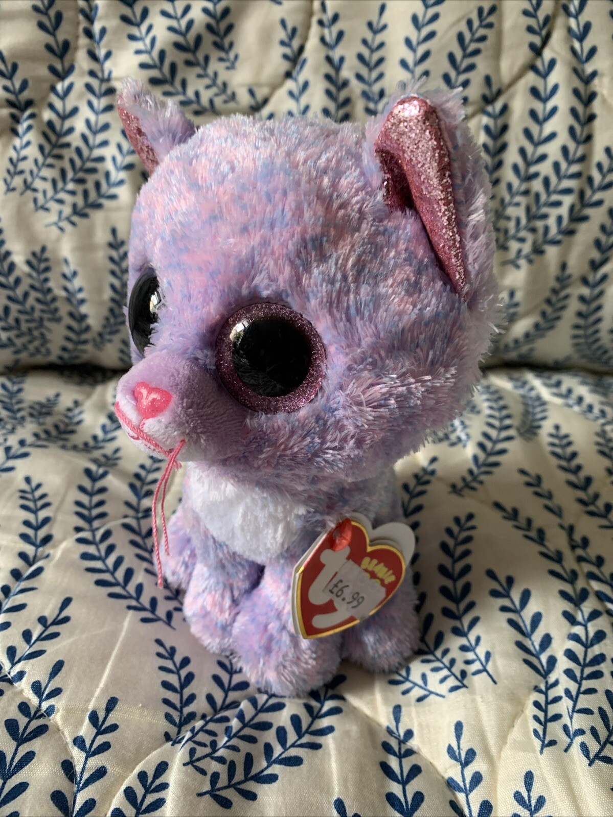 TY Beanie Babies Boo Boos Cassidy Cat 6” 15cm Plush Soft Toy Cute ...