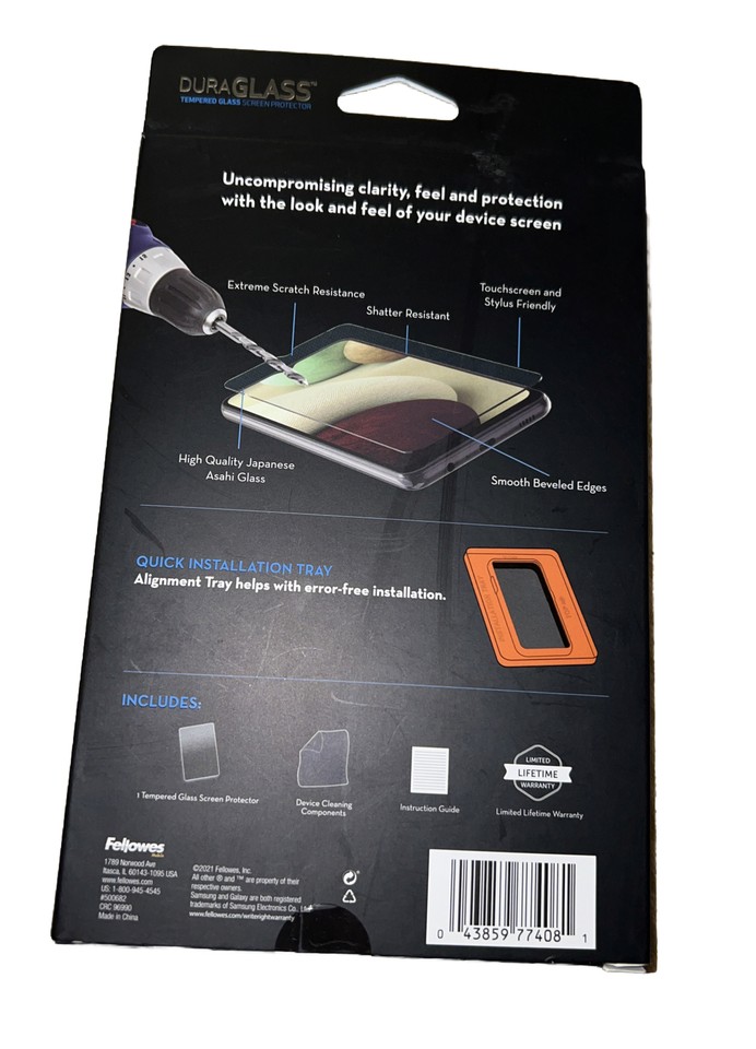 NEW DuraGlass Tempered Glass Screen Protector Samsung Galaxy A12 | eBay