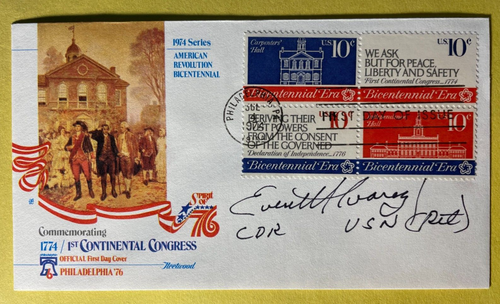 SIGNED EVERETT ALVAREZ FDC AUTOGRAPHED FIRST DAY COVER - VIETNAM POW | eBay