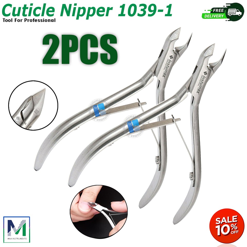 PROFESSIONAL HIGH QUALITY STAINLESS STEEL CUTICLE NAIL NIPPER CUTTER ...
