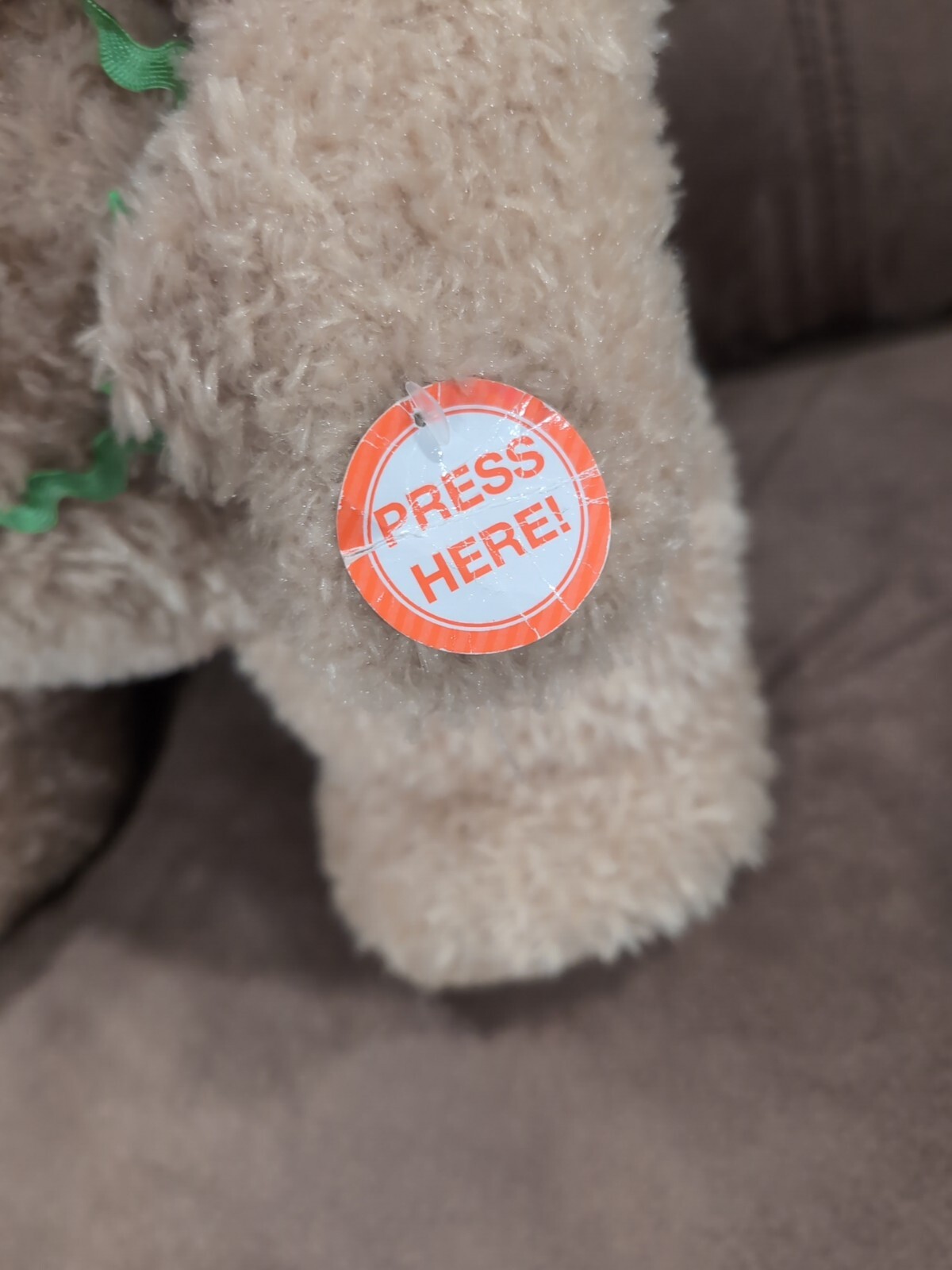 Ted Doll Rastafarian 16-inch Talking Plush Bear With Moving Mouth 18 ...