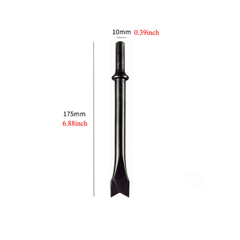 5pcs Air Hammer Punch Chipping Bits Tool 0.39'' Shank Pneumatic Chisel ...