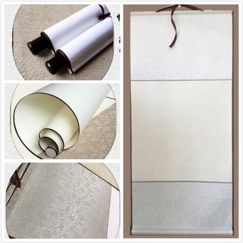 1X Chinese Xuan Paper Wall Scroll Blank Writing Painting Calligraphy ...