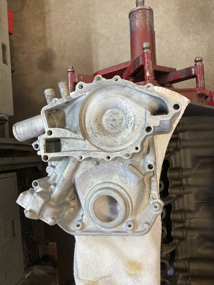 67-71 buick 400 430 455 rebuilt timing cover (early style with 1/2" oil ...