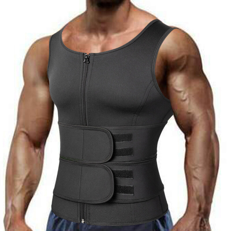 FAJAS PARA HOMBRES FAJA REDUCTORA DE HOMBRE MEN BODY SHAPER SWEAT ...