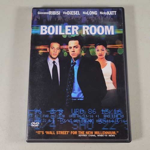 Boiler Room DVD 2000 Starring Giovanni Ribisi Vin Diesel Nia Long Nicky ...