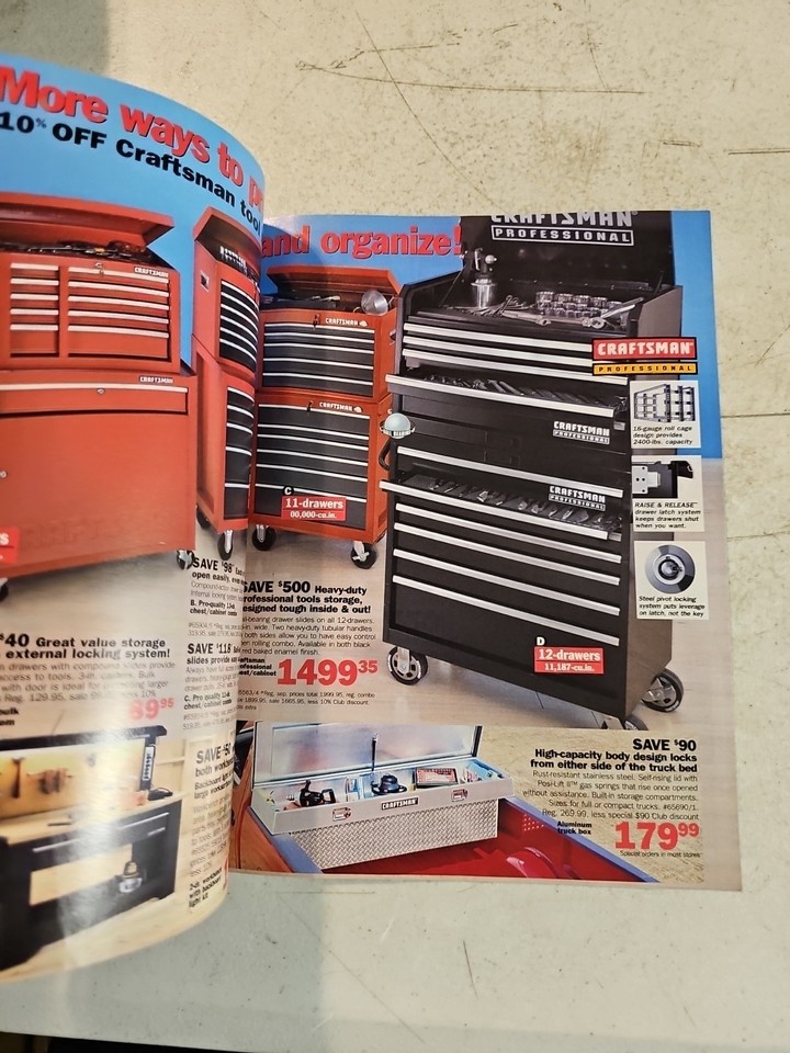 Sears Craftsman Tools May 2001 Sales Catalog. Craftsman Club | eBay