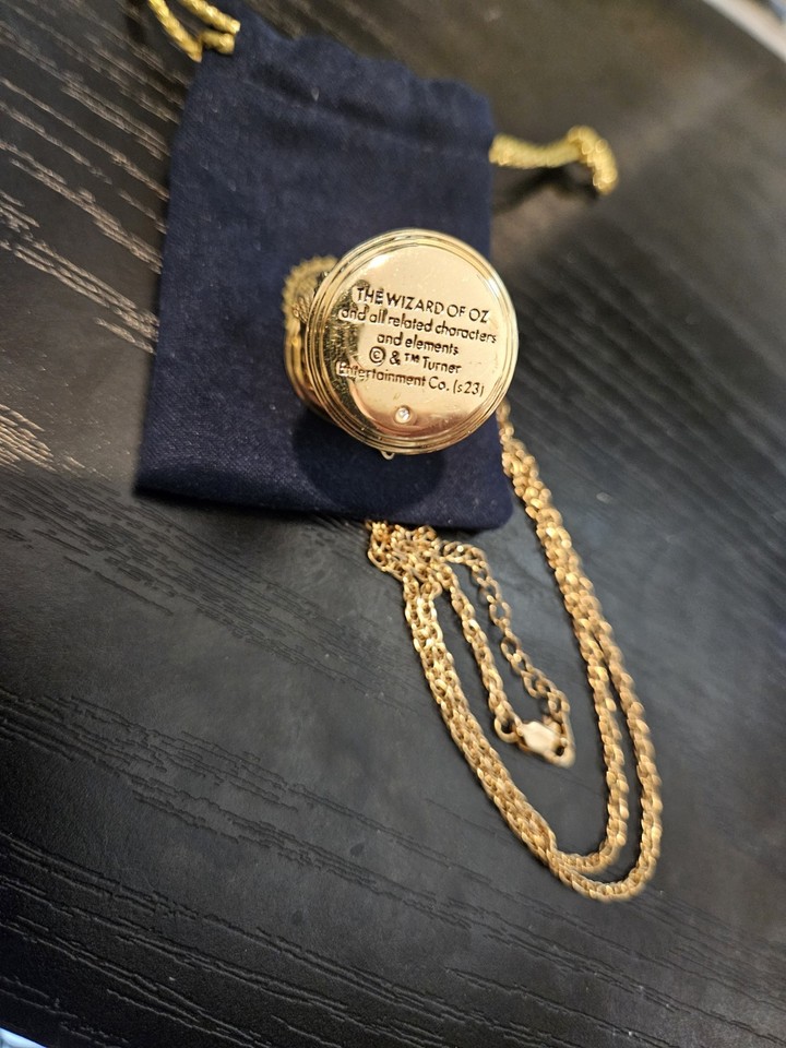 THE WIZARD OF OZ Hourglass Of Destiny Pendant Necklace by The Bradford ...