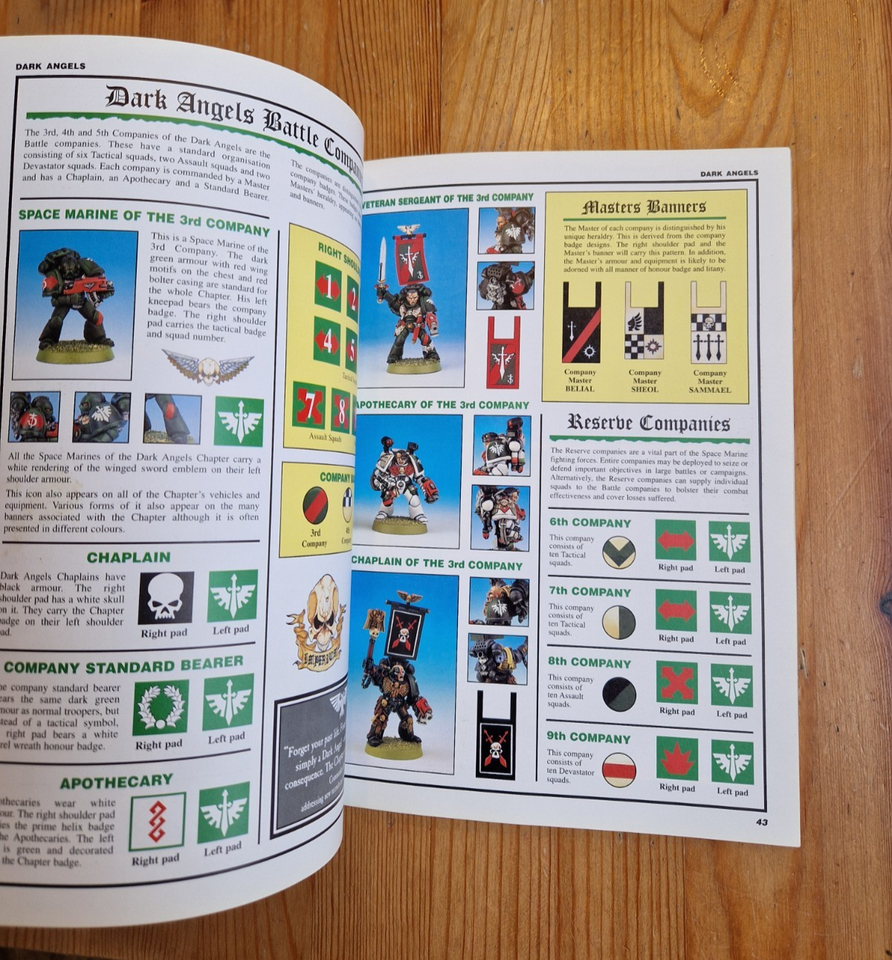 2nd Edition Angels of Death Codex Army Book Warhammer 40k OOP Games ...