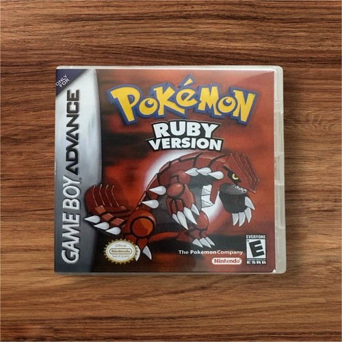 Pokémon: Ruby Version w/ Case (Nintendo Game Boy Advance) TESTED ...