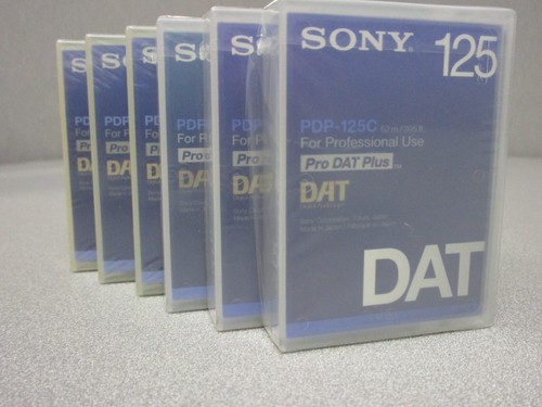 6 SONY Pro DAT Plus Tapes - 15, 95, 125 - Unopened! | eBay