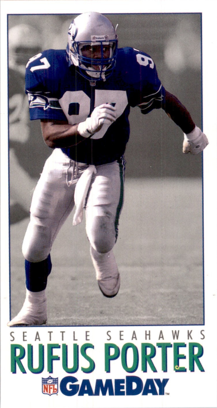 1992 NFL Gameday Tallboy Tall Boy RUFUS PORTER Seattle Seahawks #469 | eBay