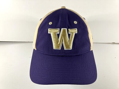 WASHINGTON HUSKIES UW Football Adidas COLLEGE BASEBALL HAT Flex-Fit ...