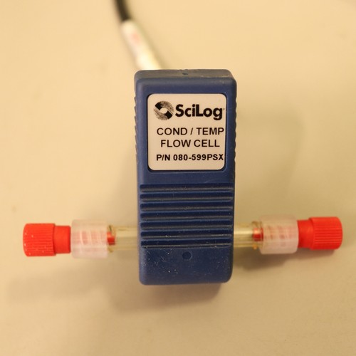 SciLog SciCon Conductivity Monitor with Cond/Temp Flow Cell 080-599PSX ...