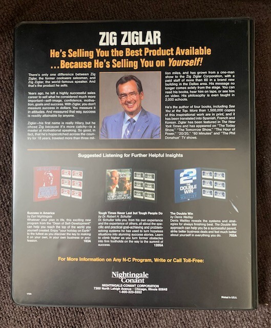 Zig Ziglar See You At The Top Tapes Sales Training Success | eBay