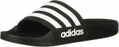 adidas Kids' Adilette Shower Slides G27625 Black/White NEW | eBay