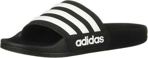 adidas Kids' Adilette Shower Slides G27625 Black/White NEW | eBay