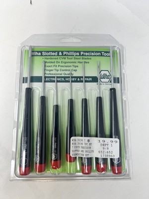 WIHA 26190 Slotted & Phillips Precision 7 PIECE SET 84705261904| eBay