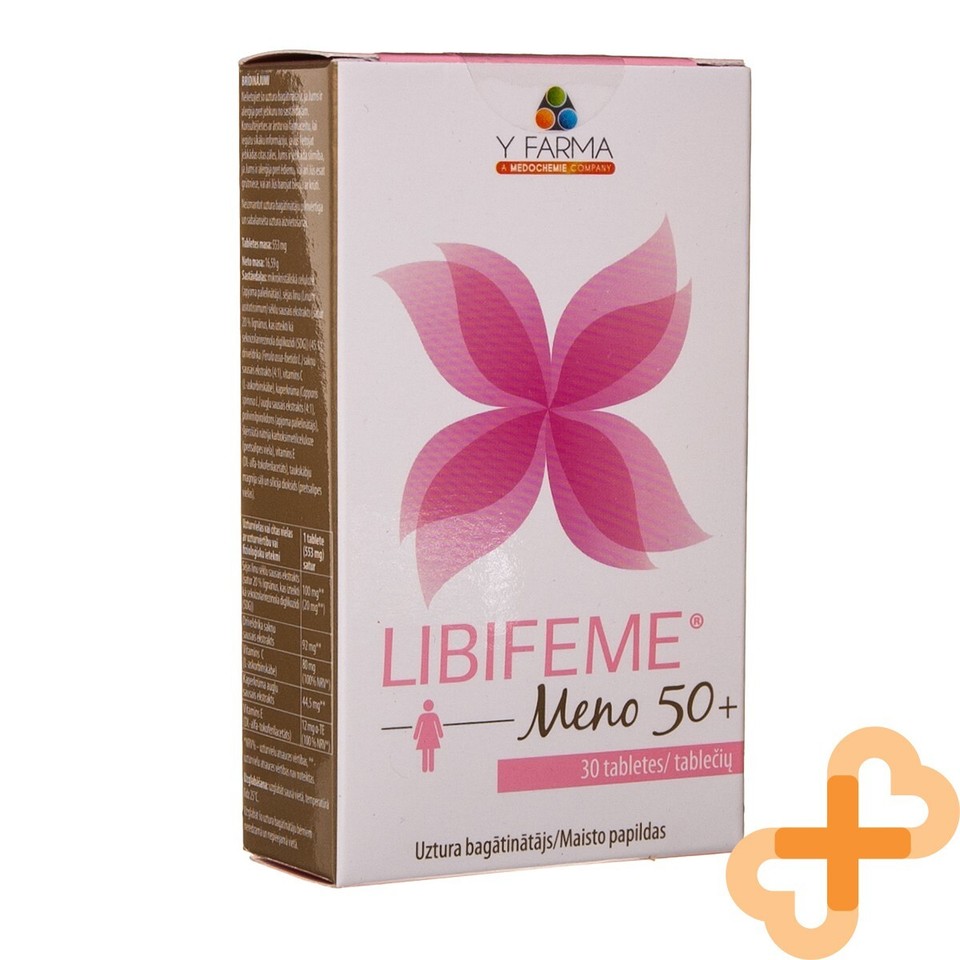 LIBIFEME MENO 50+ Menopause Support Supplement Women 30 Tablets Vitamin ...