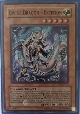 YuGiOh Divine Dragon - Excelion Super Rare SOI-EN033 | eBay Australia