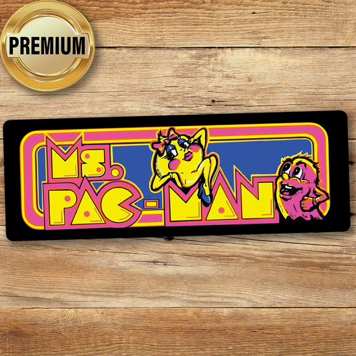Ms Pac Man Sticker Decal pacman arcade retro | eBay