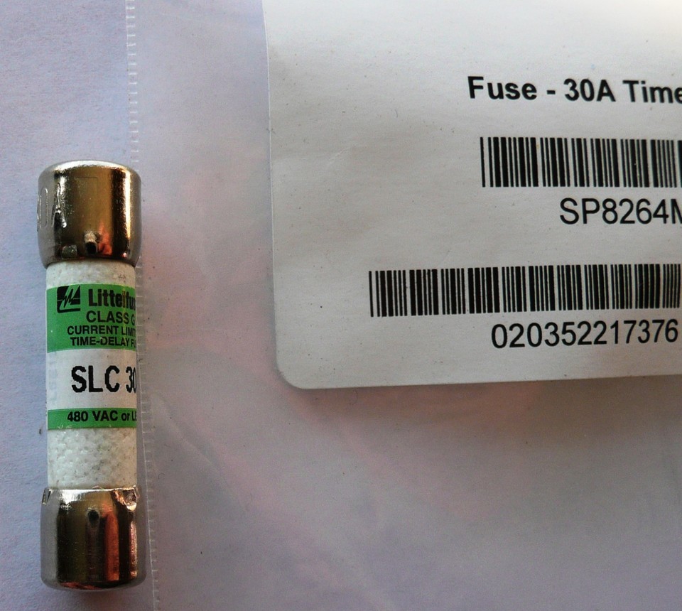 Littelfuse SP8264M Time Delay G class Fuse SLC 30A 480 VAC, UPC ...