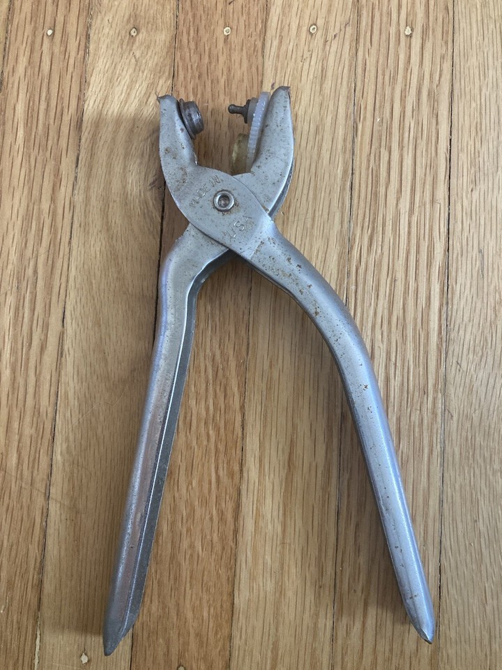 Vintage Scovill Button Snap Metal Rivet Punch Grommet Adjustable Pliers ...
