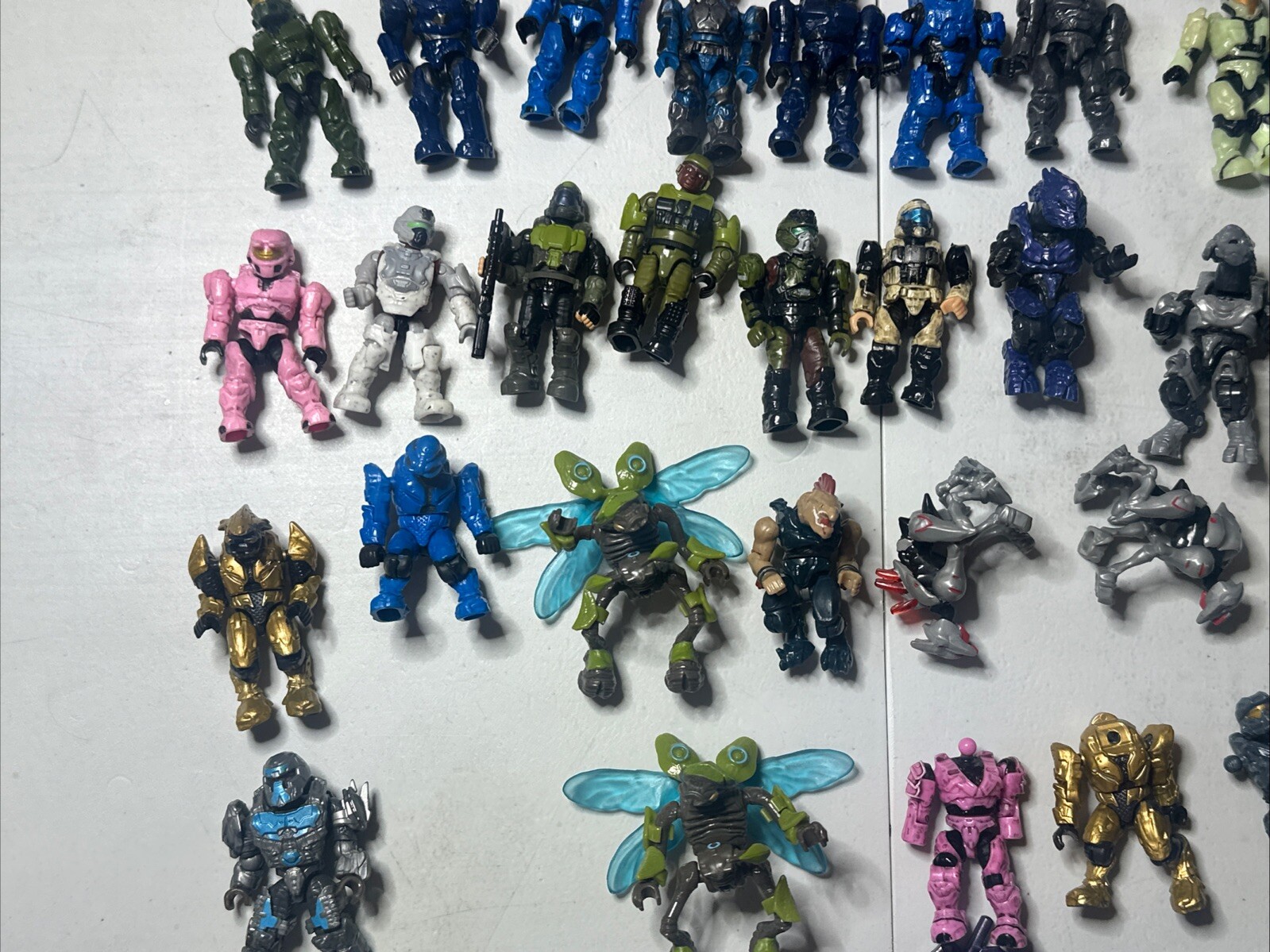 HALO Mega Bloks Construx HUGE LOT As Is 50+ Figures Covenant Spartans ...