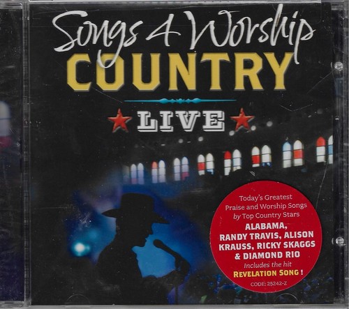 Songs 4 Worship Country Live - CD New Alabama Alison Krauss Ricky ...