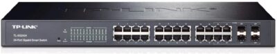 TP-Link 24-Port Gigabit Smart Switch with 4-Combo SFP Slots (TL-SG2424 ...