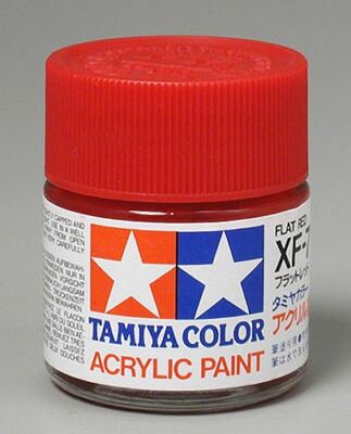Tamiya Acrylic Xf-7 Flat Red TAM81307 | eBay