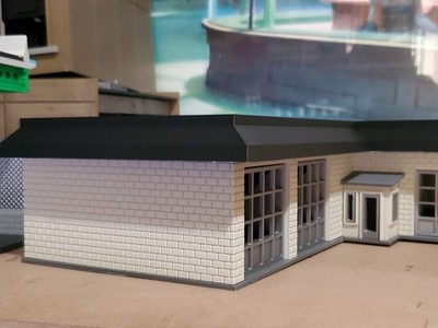 SERVICE GARAGE S SCALE BUILDING/DIORAMA | eBay