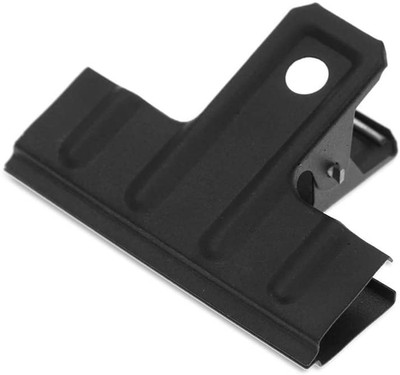 Black Large Bull Clips Thickened, 10 Pcs 3 Inch Long Metal Binder Paper ...