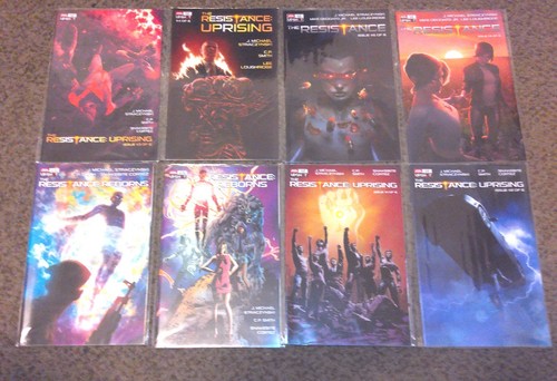 LOT OF 8 THE RESISTANCE 1 2 3 4 5 6 W/ 2 VARIANTS - UPSHOT COMICS ...