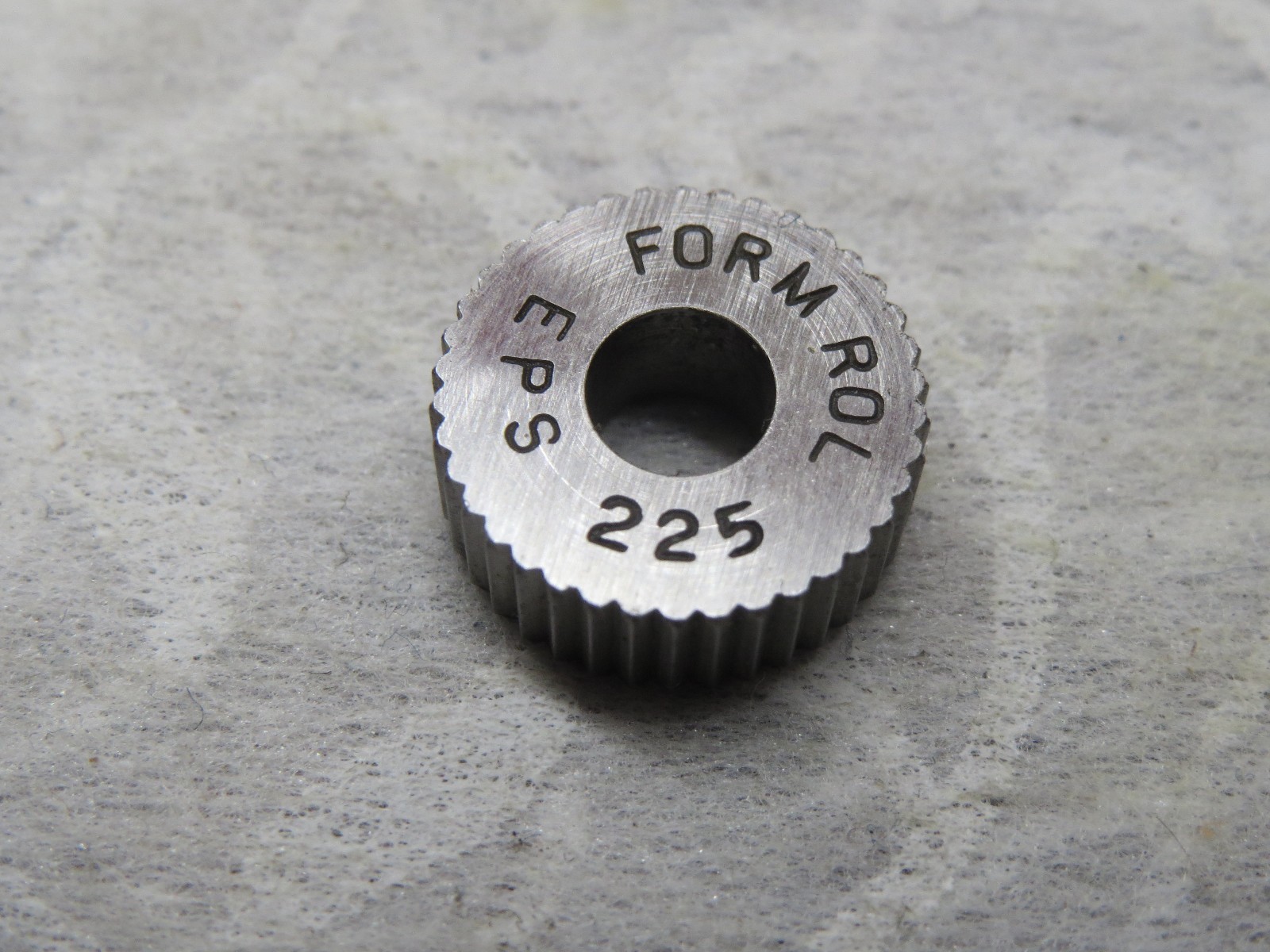 FORM ROL Knurling Wheel EPS 225 1/2"-OD 3/16"-ID 3/16"-W | eBay