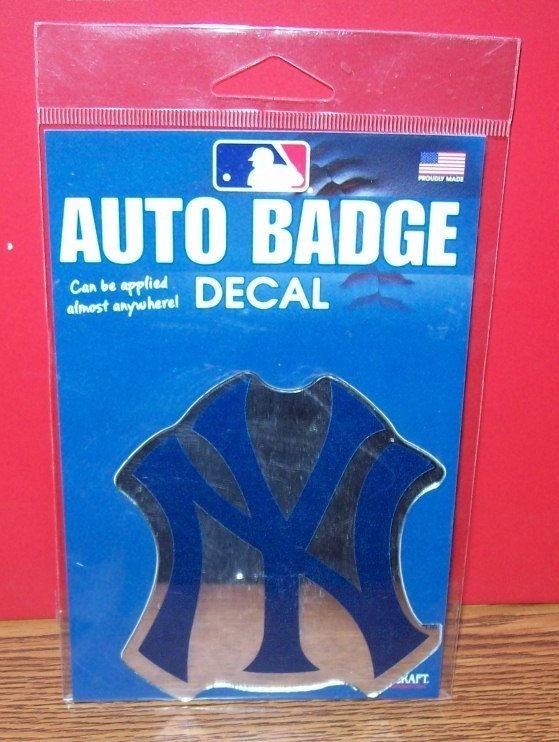 NEW YORK YANKEES AUTO BADGE DECAL NEW!!!!! | eBay