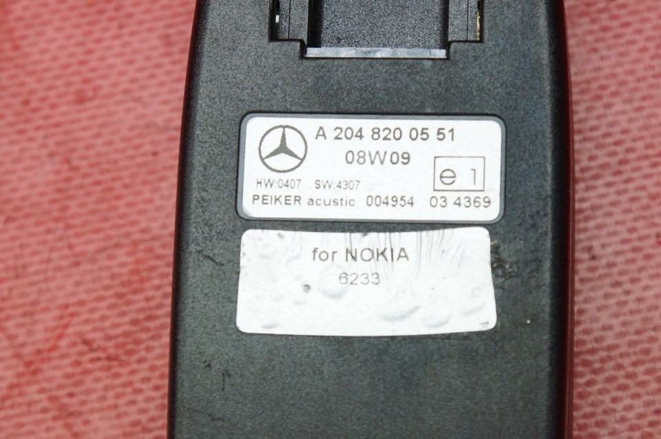 Mercedes Telefon-Modul Bluetooth A2048200551 CRADLE Nokia W211 W212 E ...