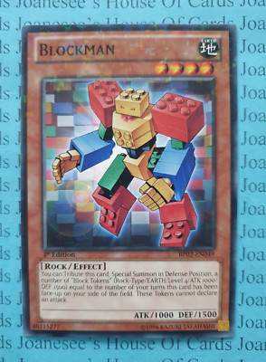Blockman BP02-EN049 Mosaic Rare Yu-Gi-Oh Card 1st Edition New | eBay UK