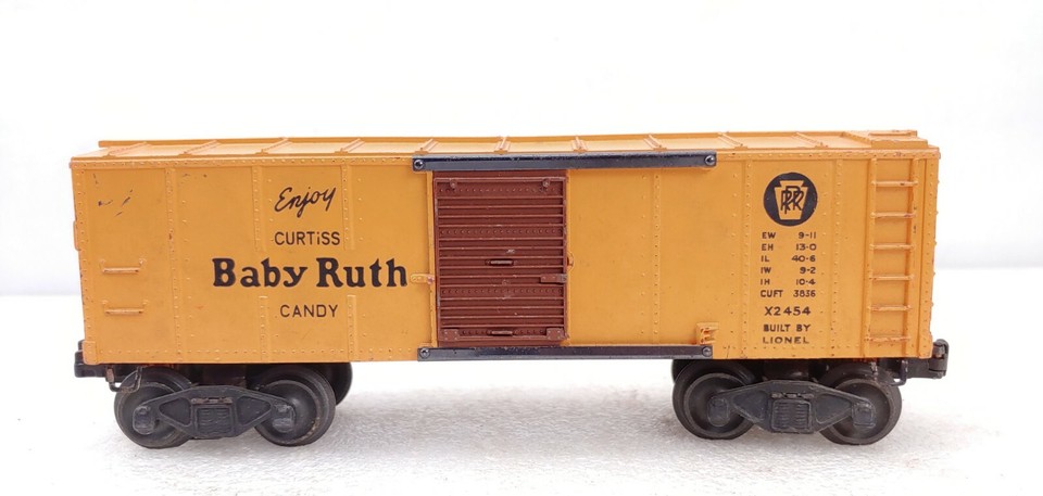 Lionel Trains Postwar X2454 PRR Baby Ruth Box Car O Scale | eBay
