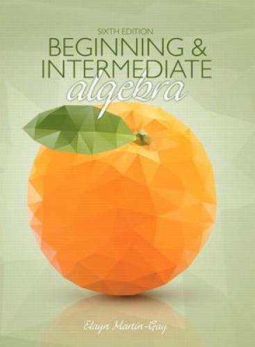 Beginning & Intermediate Algebra (6th Edition) - Hardcover - GOOD ...